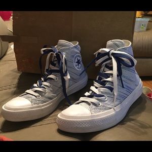 Converse | Shoes | Converse Chuck Taylor All Star Blue High Tops | Poshmark